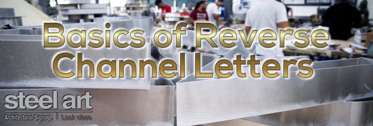 Intro to Reverse Channel Letters – School of Sign Arts